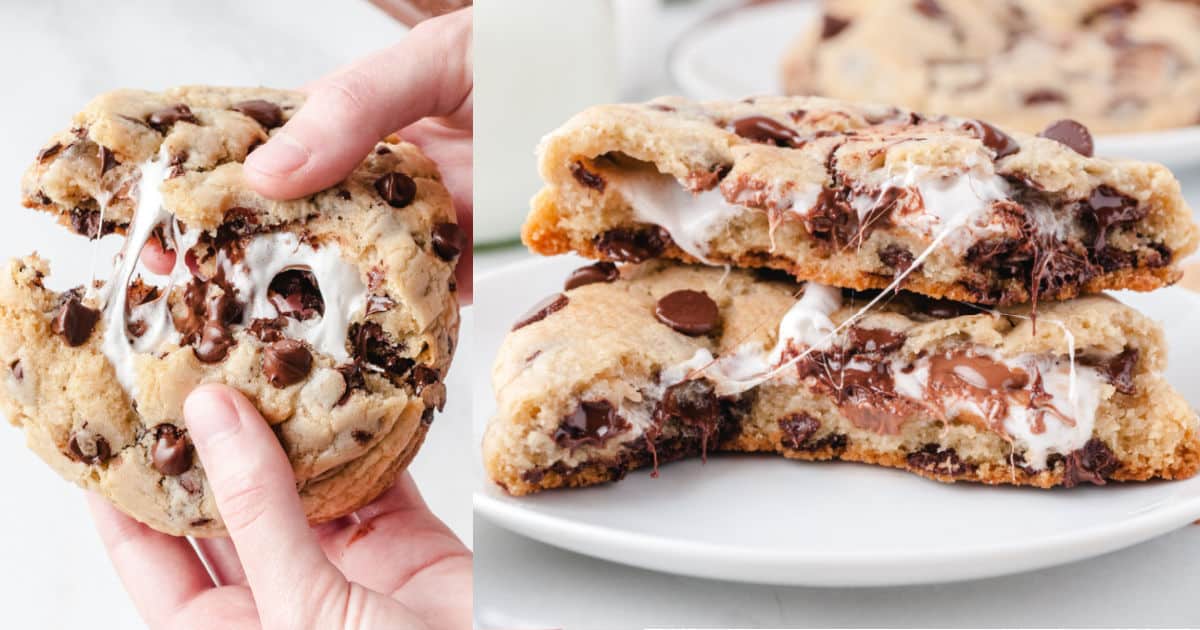 S'mores Cookie {Soft & Chewy} - Princess Pinky Girl