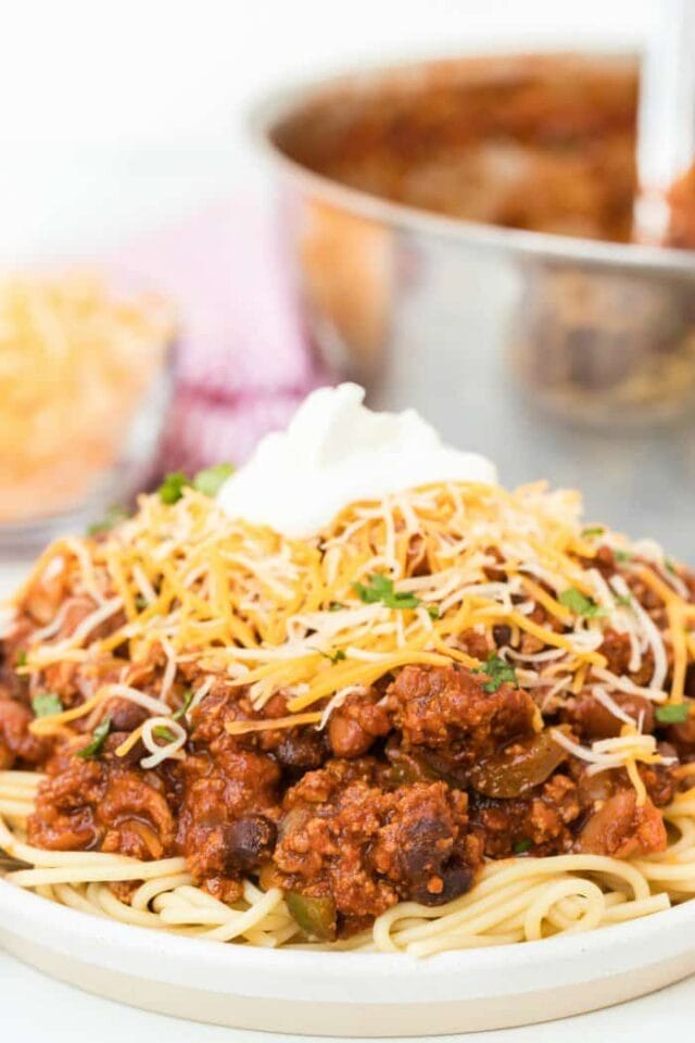 Homemade Chili Recipe - 5-Way Chili - Princess Pinky Girl