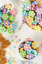 Spring Flower Pretzel Bites - Sweet and Salty Easter Treat
