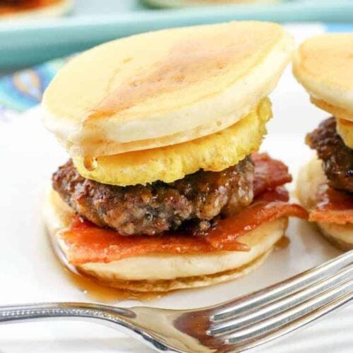 Pancake Breakfast Sliders - Princess Pinky Girl