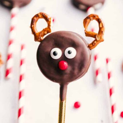 Chocolate Covered Oreo Reindeer | Princess Pinky Girl