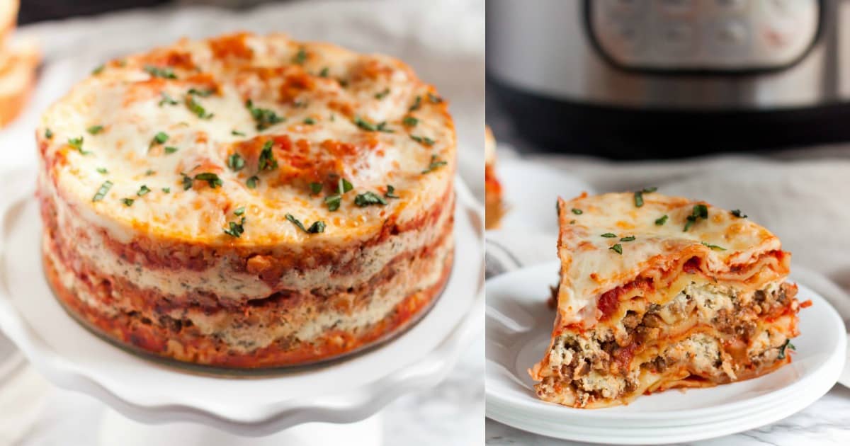 The Best Instant Pot Lasagna - Princess Pinky Girl