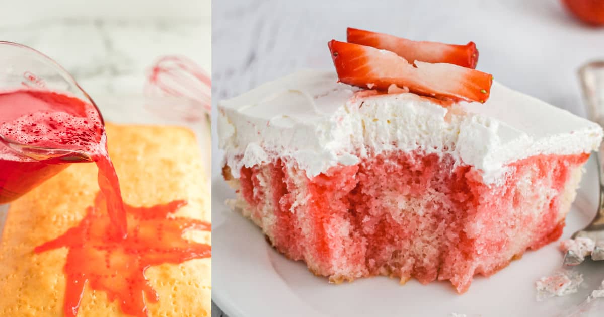 Jello Poke Cake - Princess Pinky Girl