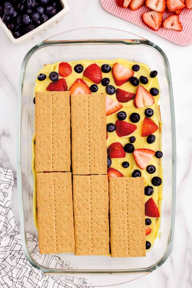 No Bake Berry Icebox Cake - Princess Pinky Girl