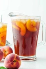Peach Iced Tea (Sweet Tea Recipe) - Princess Pinky Girl