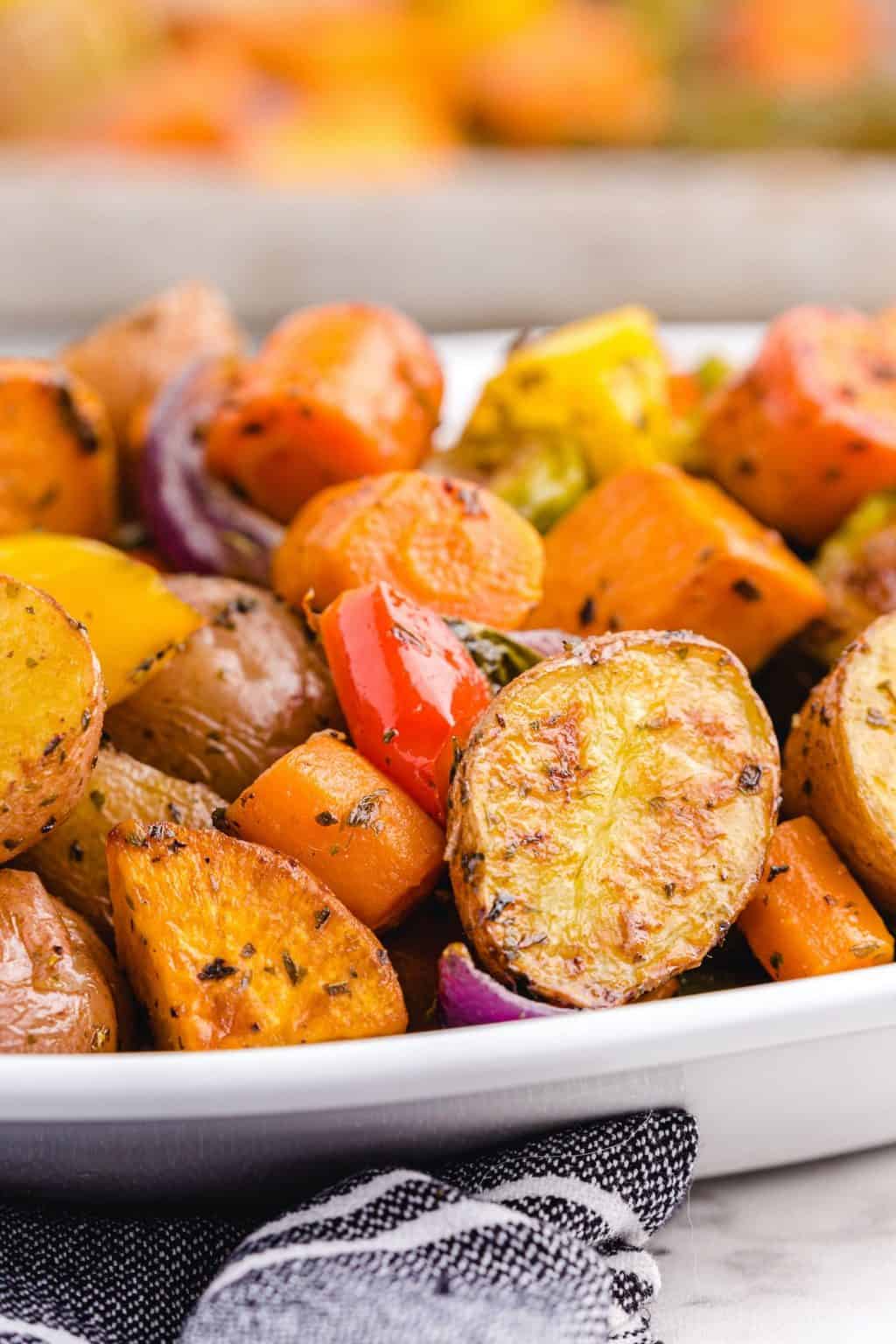 Easy Oven Roasted Vegetables - Princess Pinky Girl