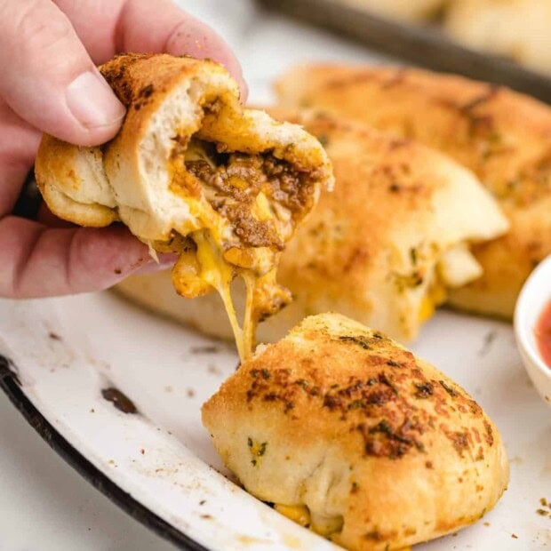 Homemade Taco Pizza with Crescent Rolls - Princess Pinky Girl