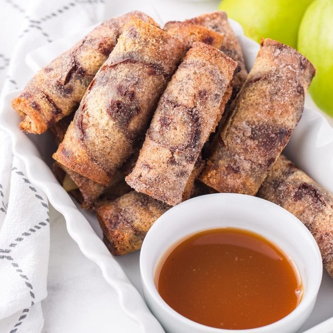 Apple Pie Roll-Ups - Princess Pinky Girl
