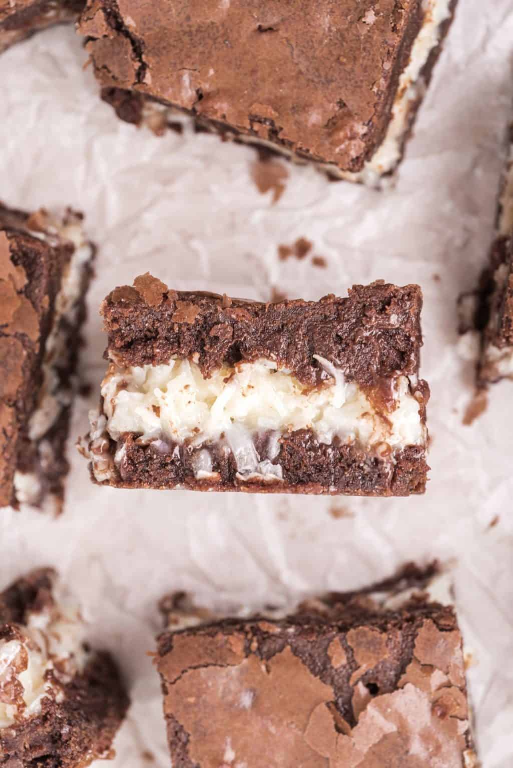 Coconut Brownies - Princess Pinky Girl