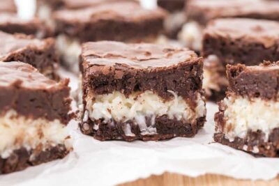 Coconut Brownies - Princess Pinky Girl