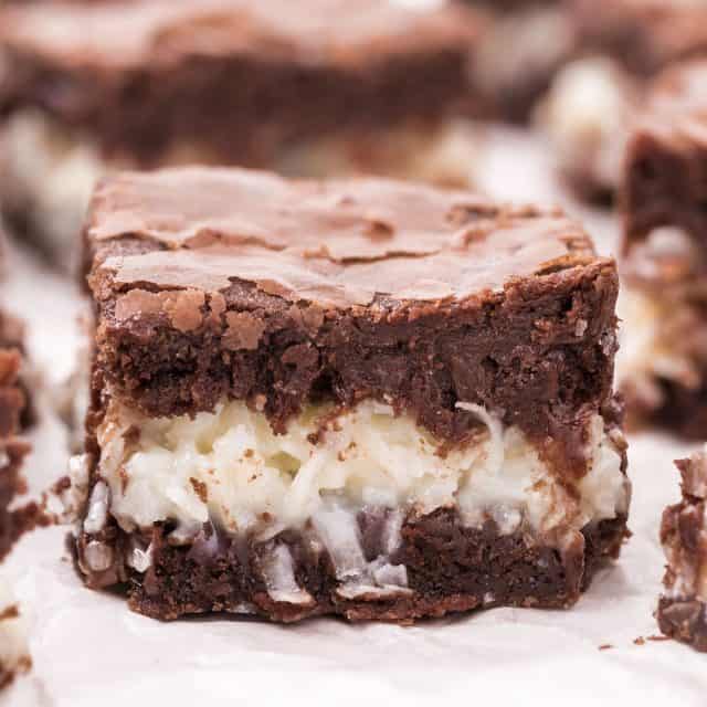 Coconut Brownies - Princess Pinky Girl