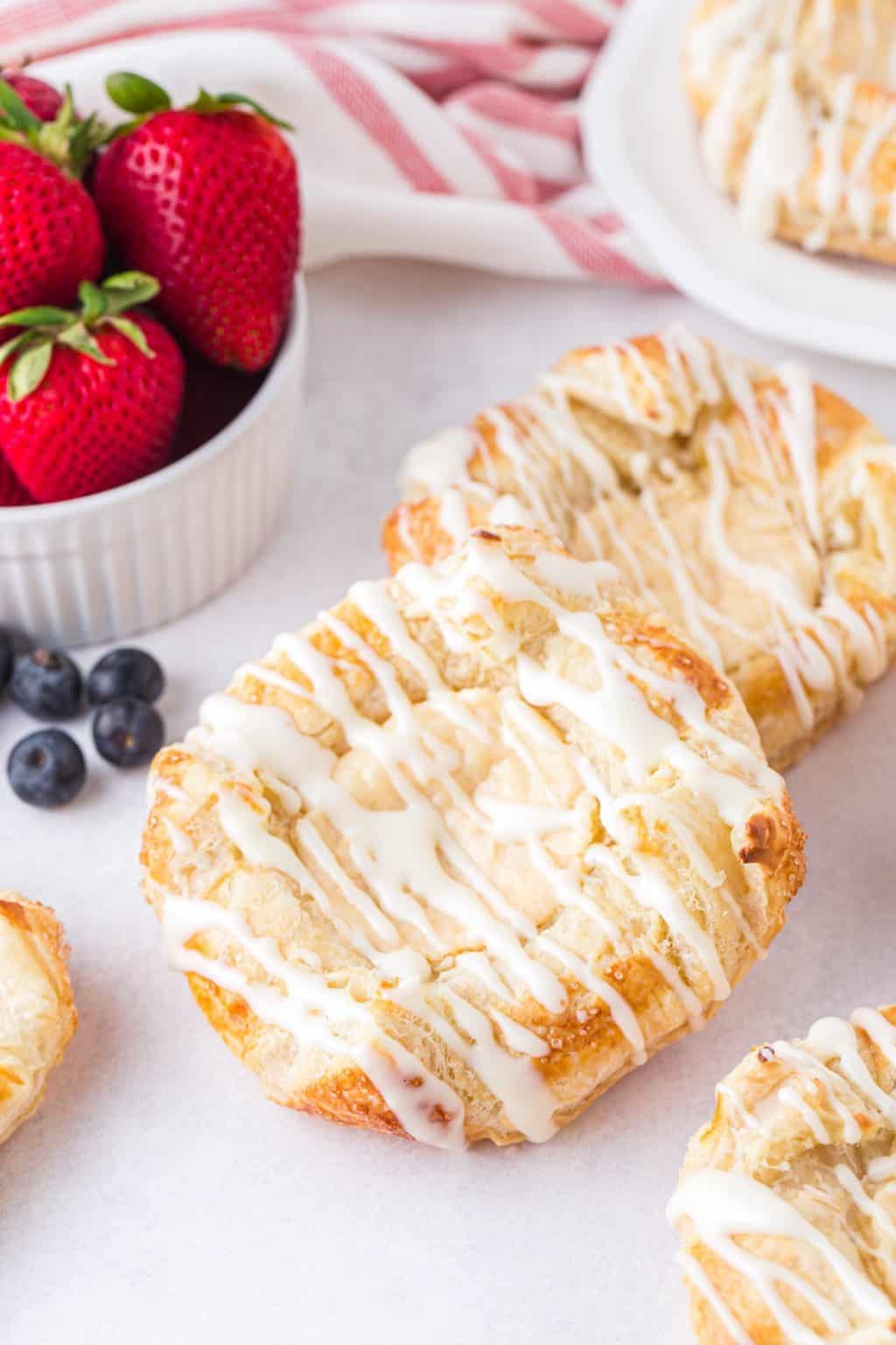 Cream Cheese Danish (Puff Pastry Recipe) - Princess Pinky Girl