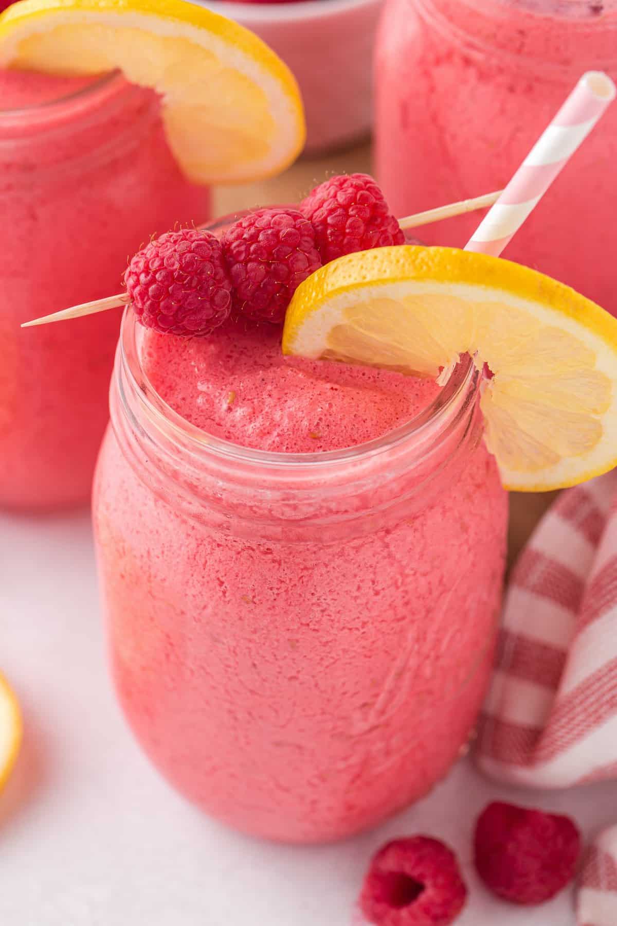 Frozen Raspberry Lemonade - Princess Pinky Girl