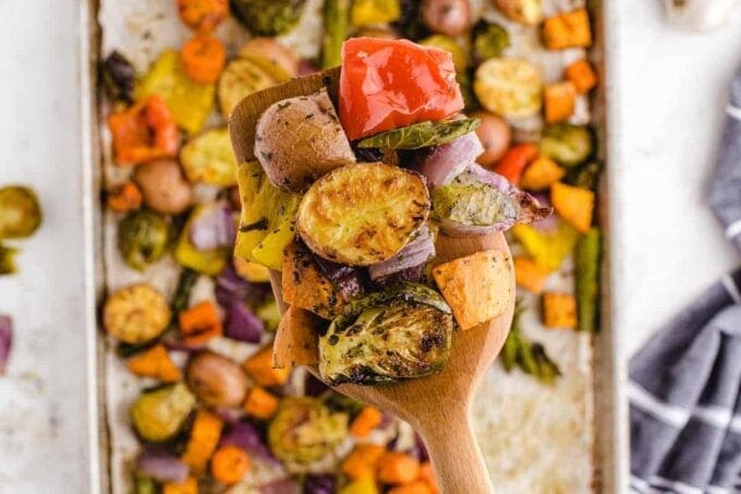 Easy Oven Roasted Vegetables - Princess Pinky Girl