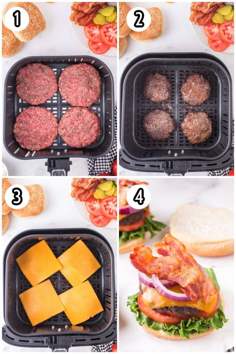Juicy Air Fryer Hamburgers - Princess Pinky Girl