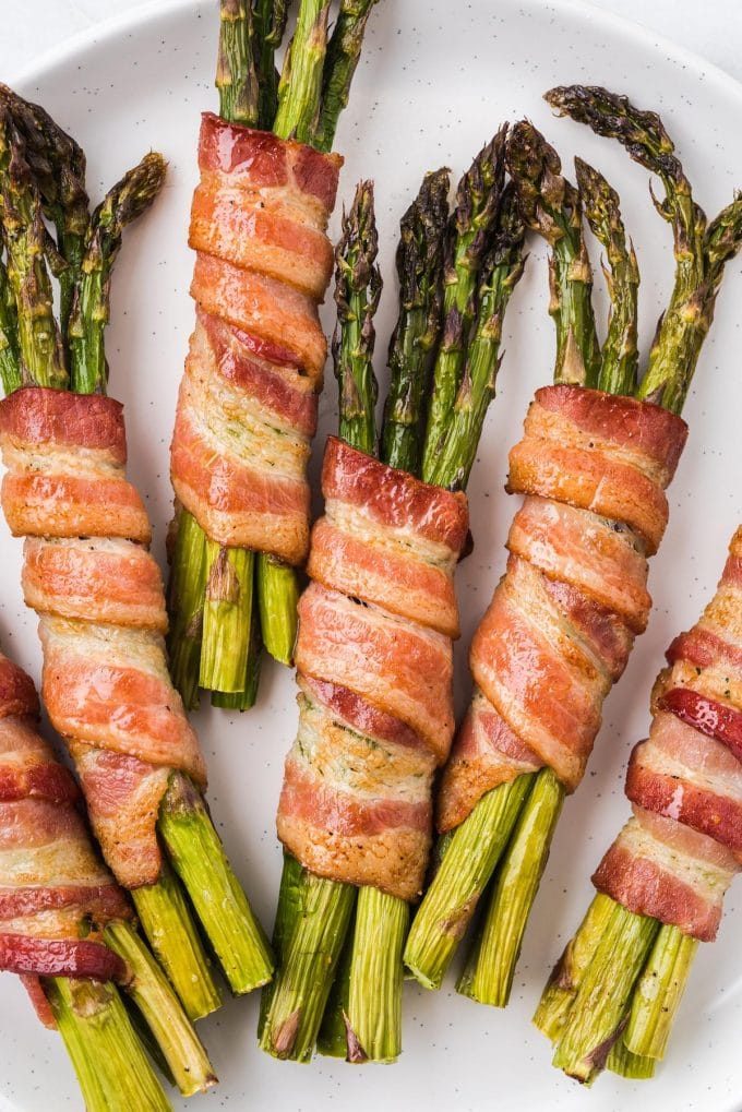 Bacon Wrapped Asparagus Recipe - Princess Pinky Girl