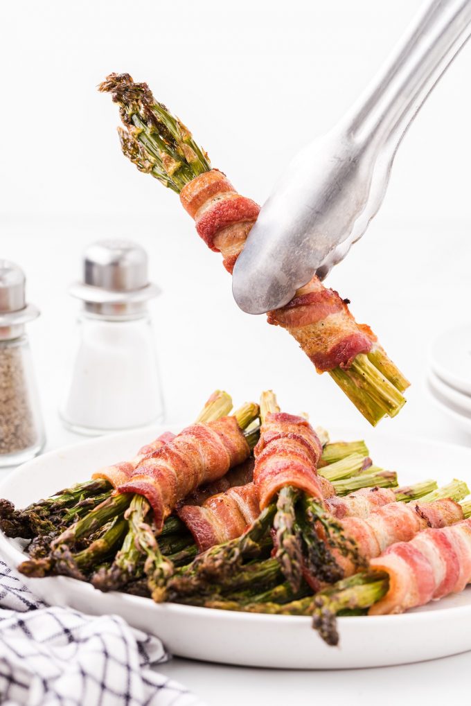 Bacon Wrapped Asparagus Recipe - Princess Pinky Girl