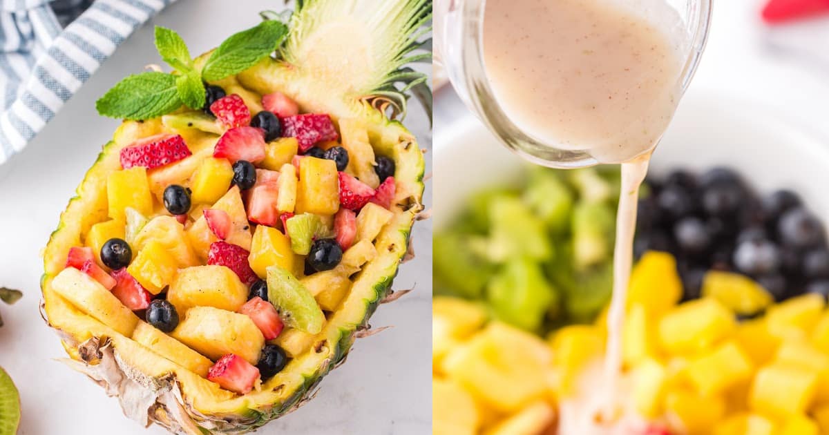 Fruit Salad Recipe (with Honey Lime Dressing) - Princess Pinky Girl