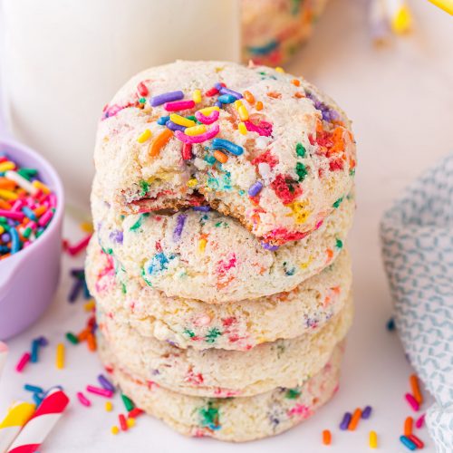 Funfetti Cookies (Cake Mix Cookies) - Princess Pinky Girl