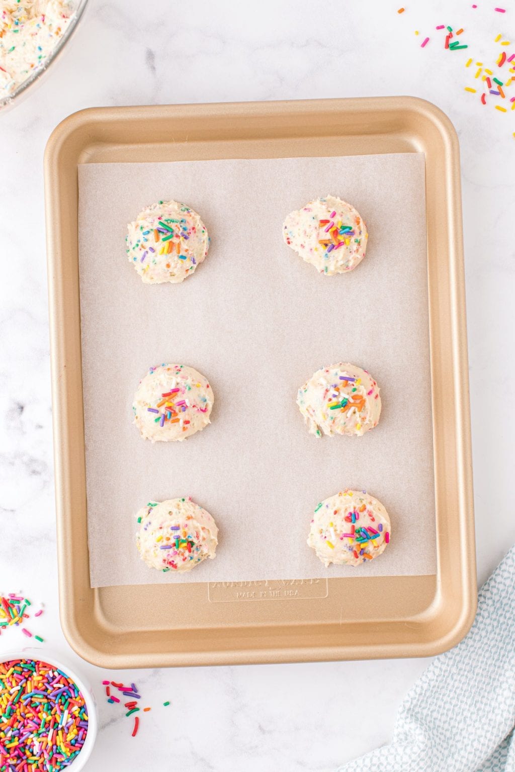 Funfetti Cookies (Cake Mix Cookies) - Princess Pinky Girl