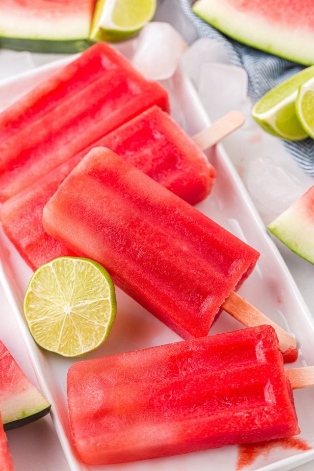 Easy Watermelon Popsicles (4-Ingredients) - Princess Pinky Girl