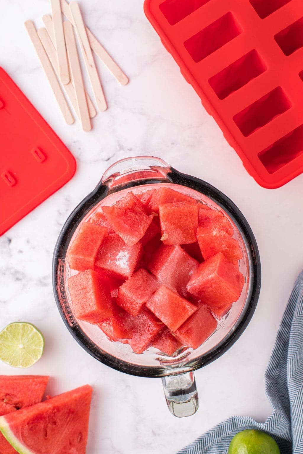 Homemade Watermelon Popsicles (4-Ingredients) - Princess Pinky Girl