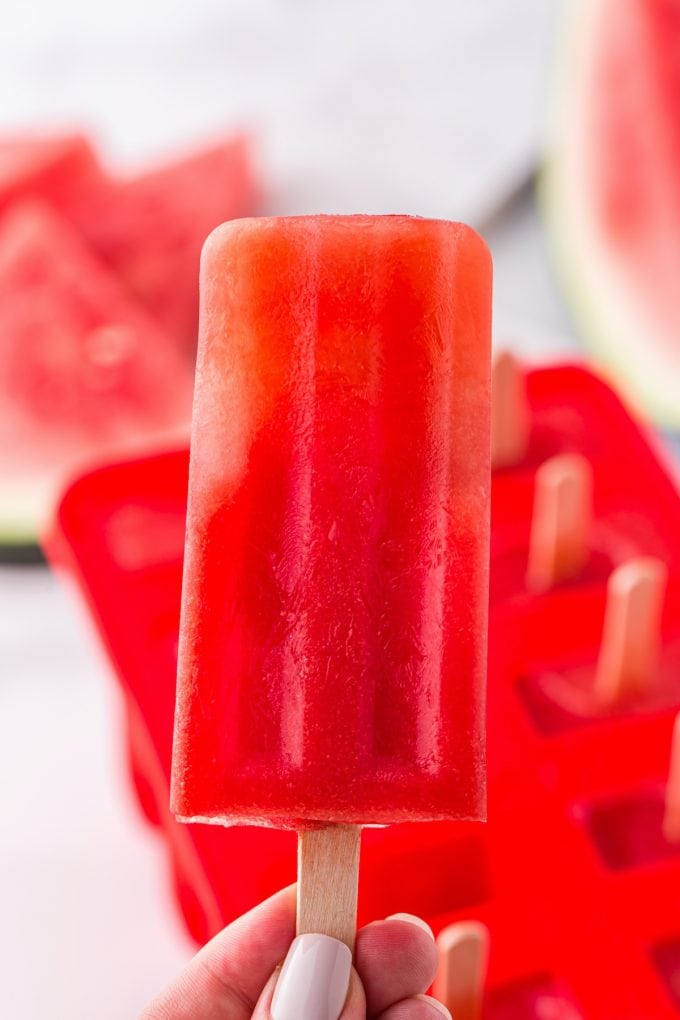 Easy Watermelon Popsicles (4-Ingredients) - Princess Pinky Girl
