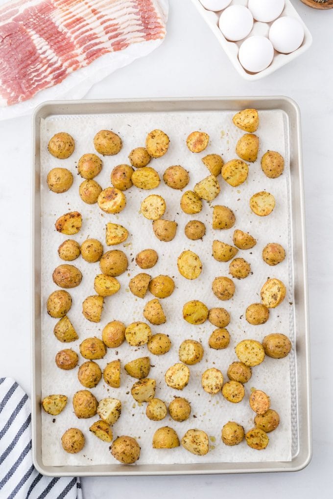 Sheet Pan Breakfast (One-Pan Breakfast!) - Princess Pinky Girl