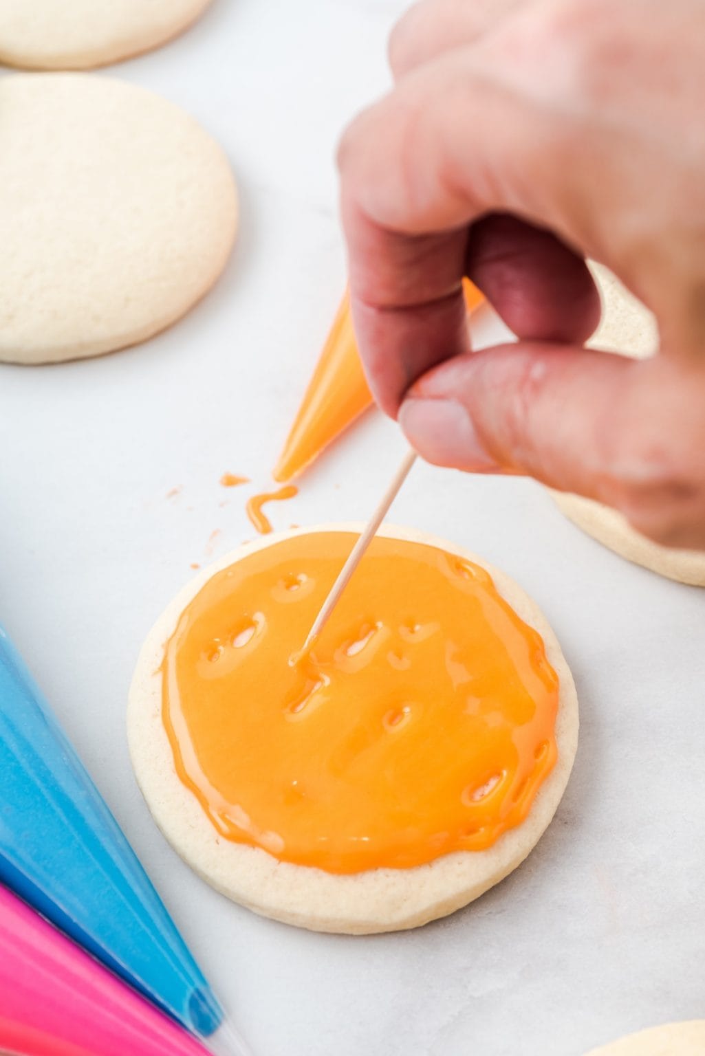 Best Sugar Cookie Icing that Hardens (Royal Icing) - Princess Pinky Girl