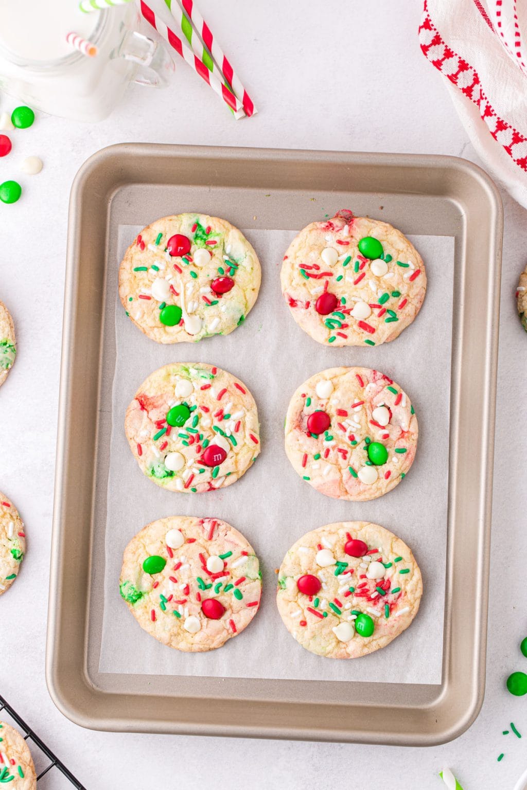 Christmas Cake Mix Cookies - Princess Pinky Girl