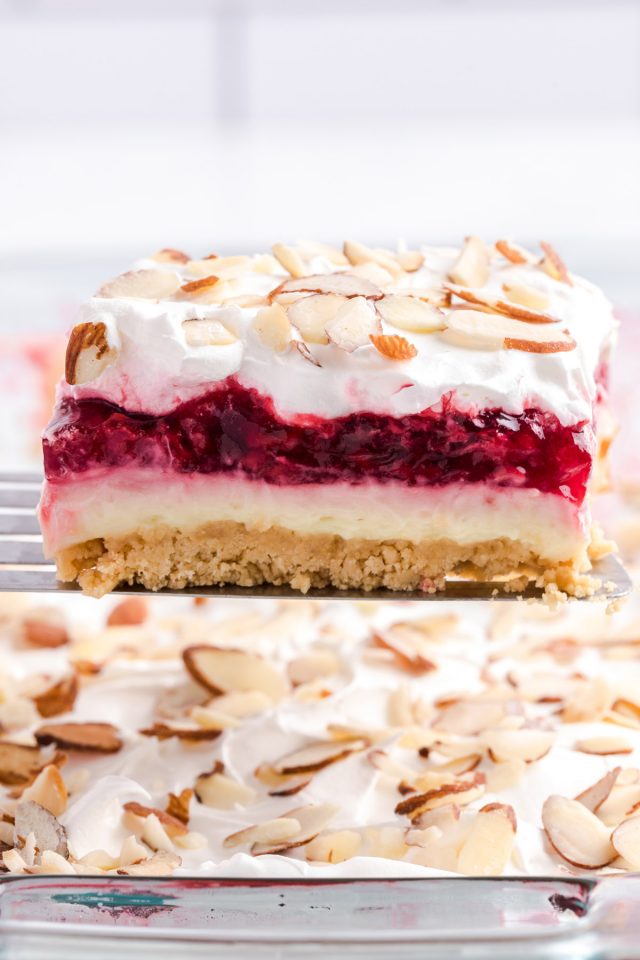 No-Bake Raspberry Lasagna - Princess Pinky Girl