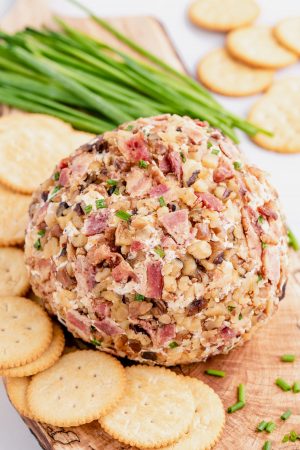 Bacon Cheddar Ranch Cheese Ball - Princess Pinky Girl