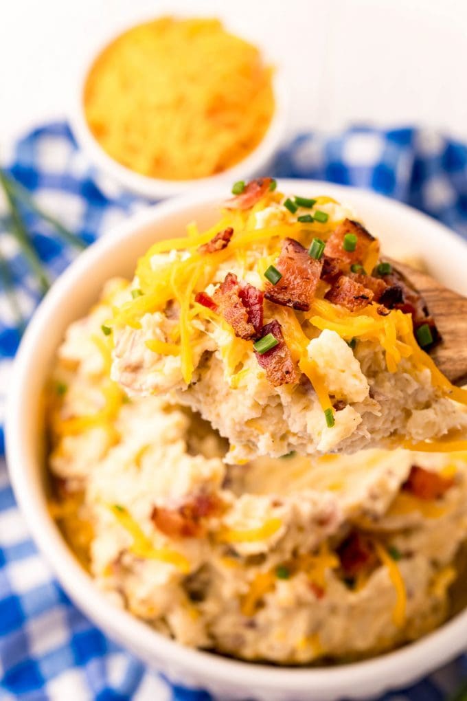 Best Fully Loaded Mashed Potatoes Recipe - Princess Pinky Girl