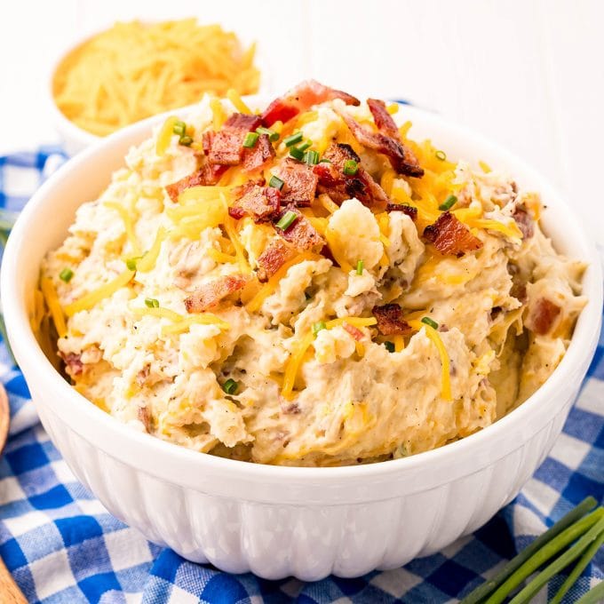 Best Fully Loaded Mashed Potatoes Recipe - Princess Pinky Girl