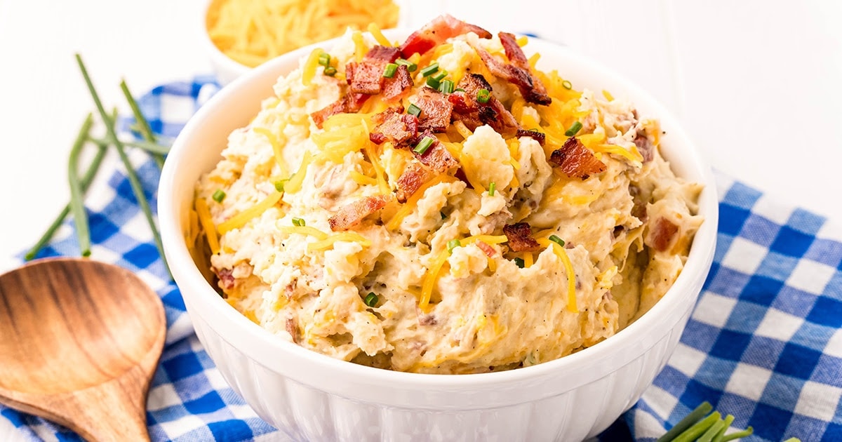Best Fully Loaded Mashed Potatoes Recipe - Princess Pinky Girl