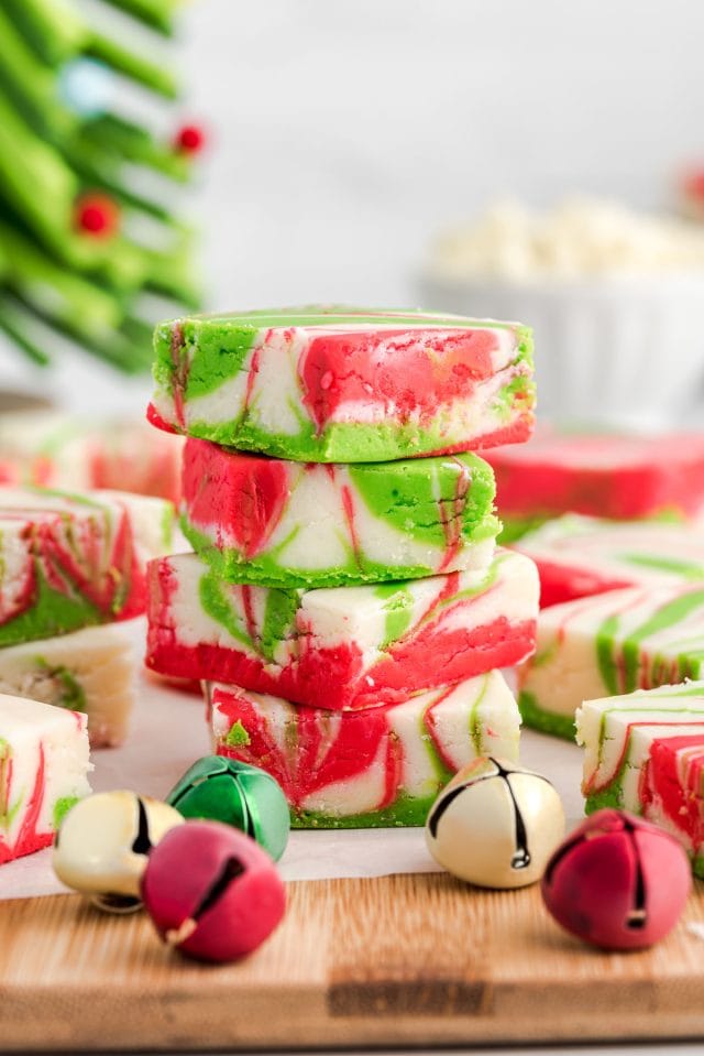 Christmas Fudge (Easy 10 Minute Recipe) - Princess Pinky Girl