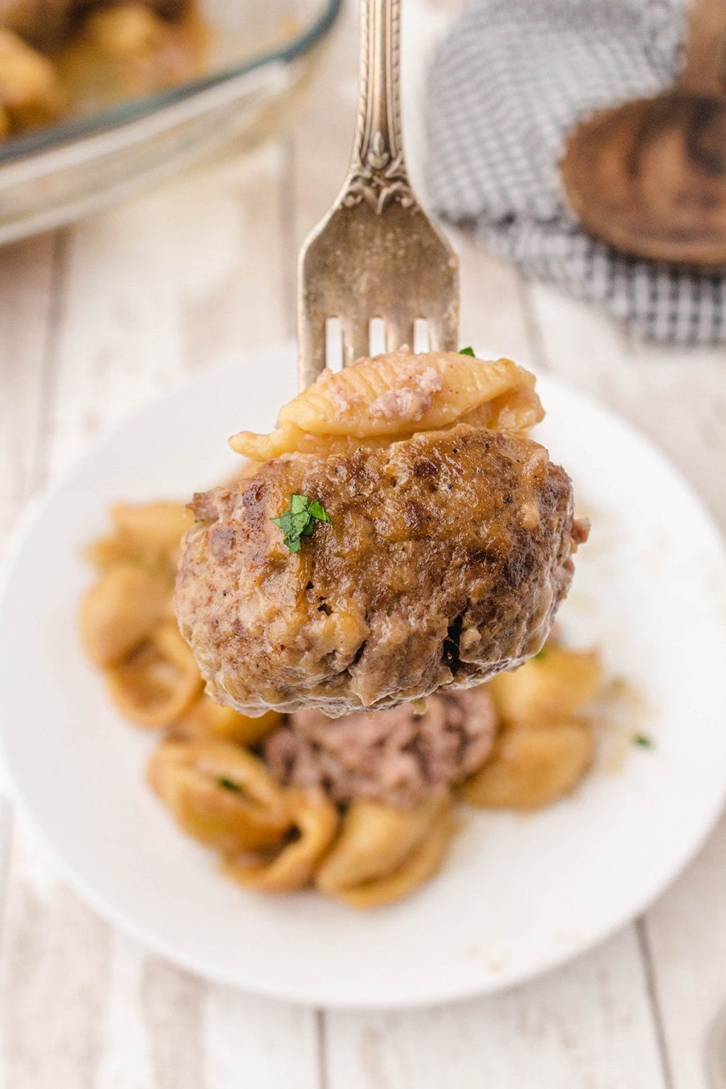 Swedish Meatball Pasta Bake - Princess Pinky Girl