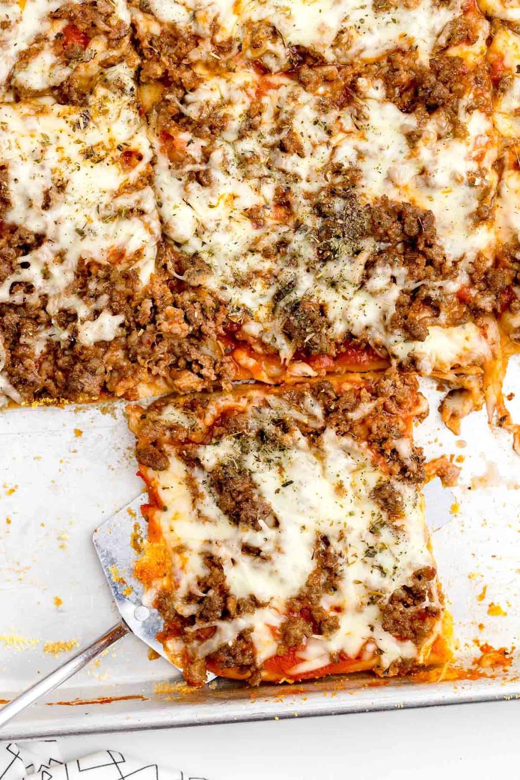School Pizza (Sheet Pan Pizza) - Princess Pinky Girl