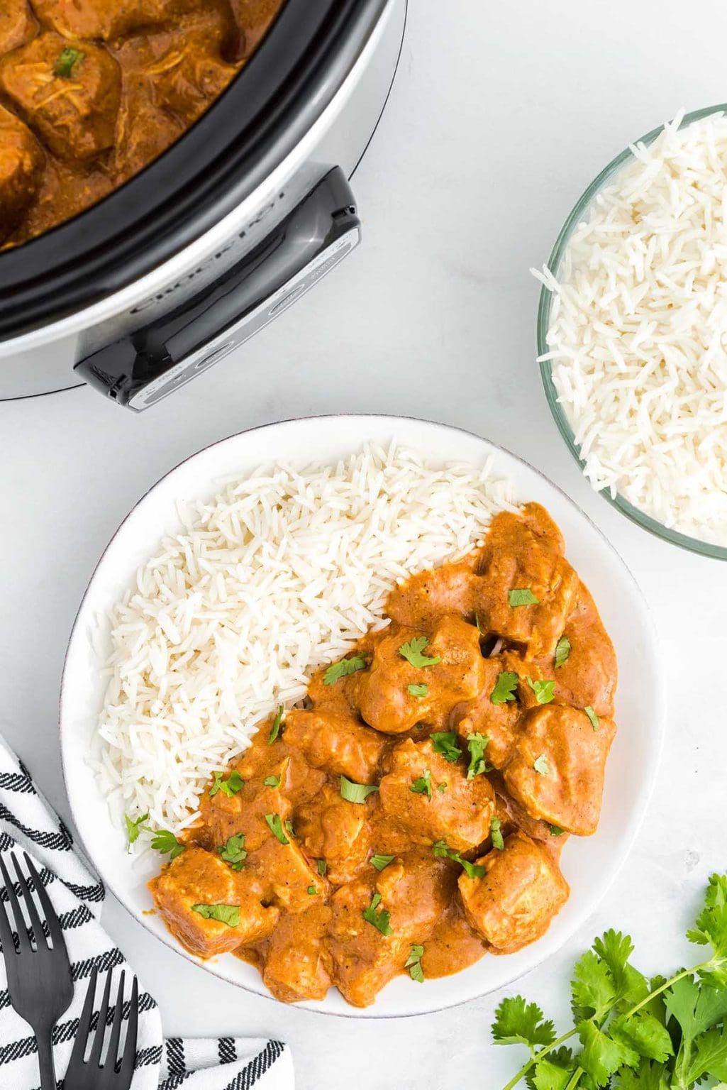 Slow Cooker Butter Chicken (Makhani Chicken) - Princess Pinky Girl