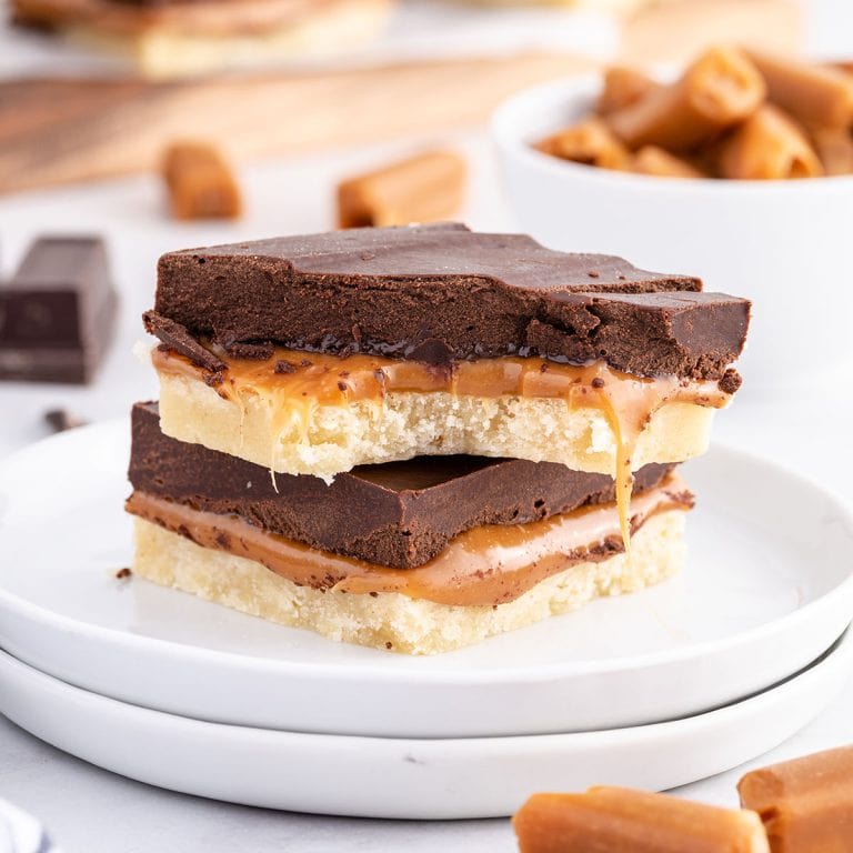 Homemade Snickers Bars - Princess Pinky Girl
