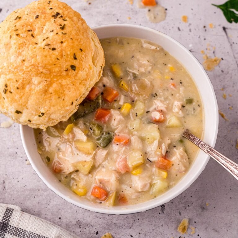 Chicken Pot Pie Soup Recipe - Princess Pinky Girl