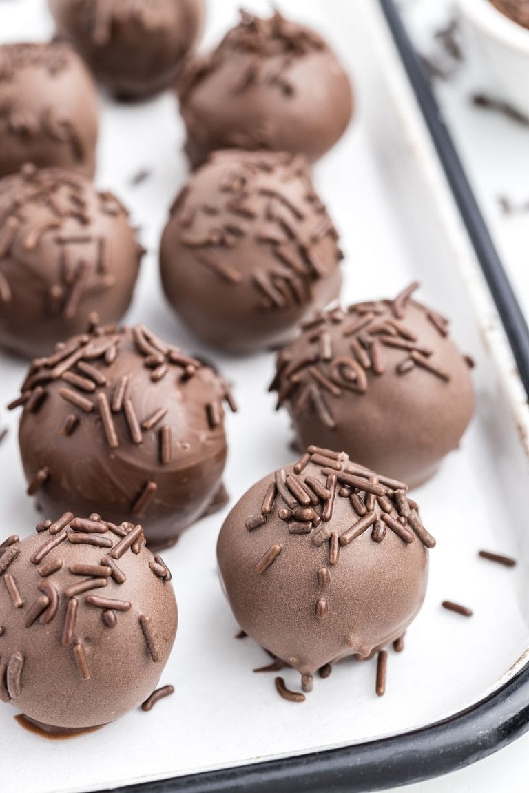 Chocolate Cheesecake Bites - Princess Pinky Girl