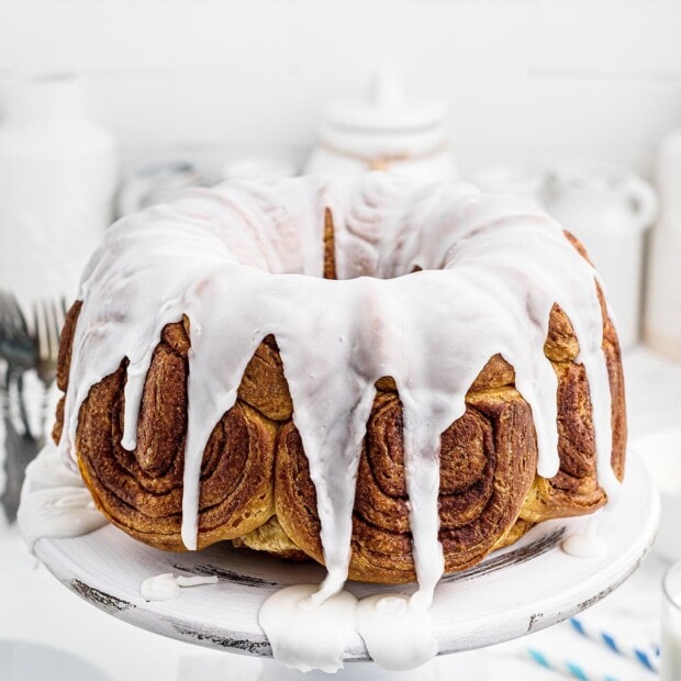 Cinnamon Roll Bundt Cake - Princess Pinky Girl