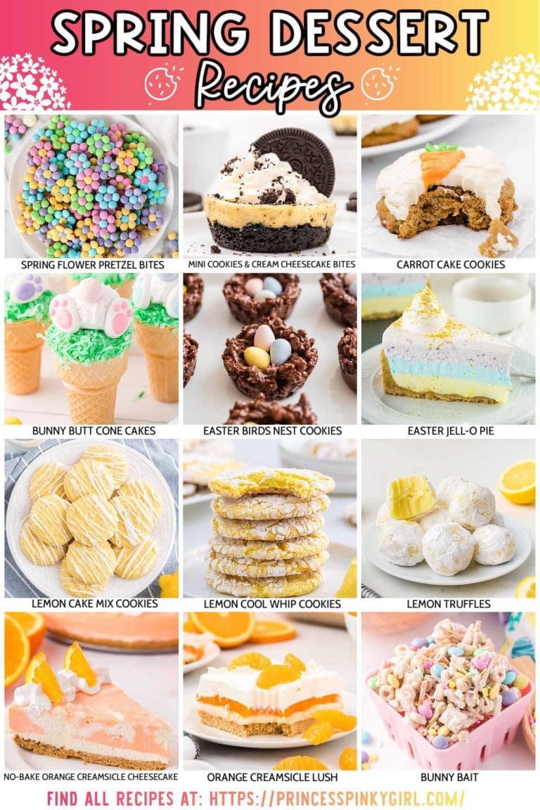 24 Spring Dessert Recipes - Princess Pinky Girl