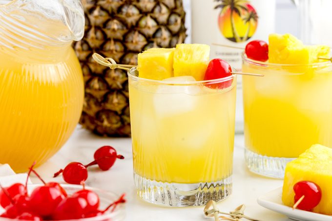 Pineapple Rum Punch - Princess Pinky Girl