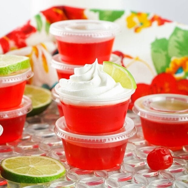 Pink Starburst Jello Shots - Princess Pinky Girl
