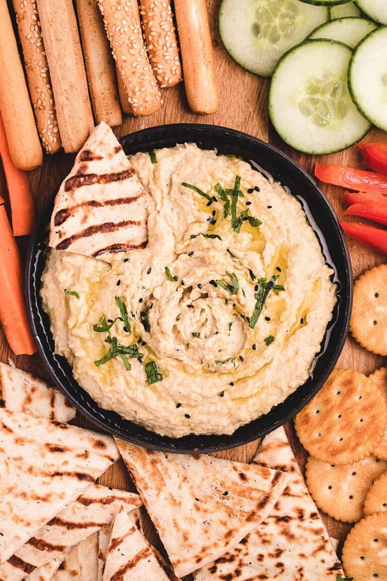 Easy Hummus Recipe - Princess Pinky Girl
