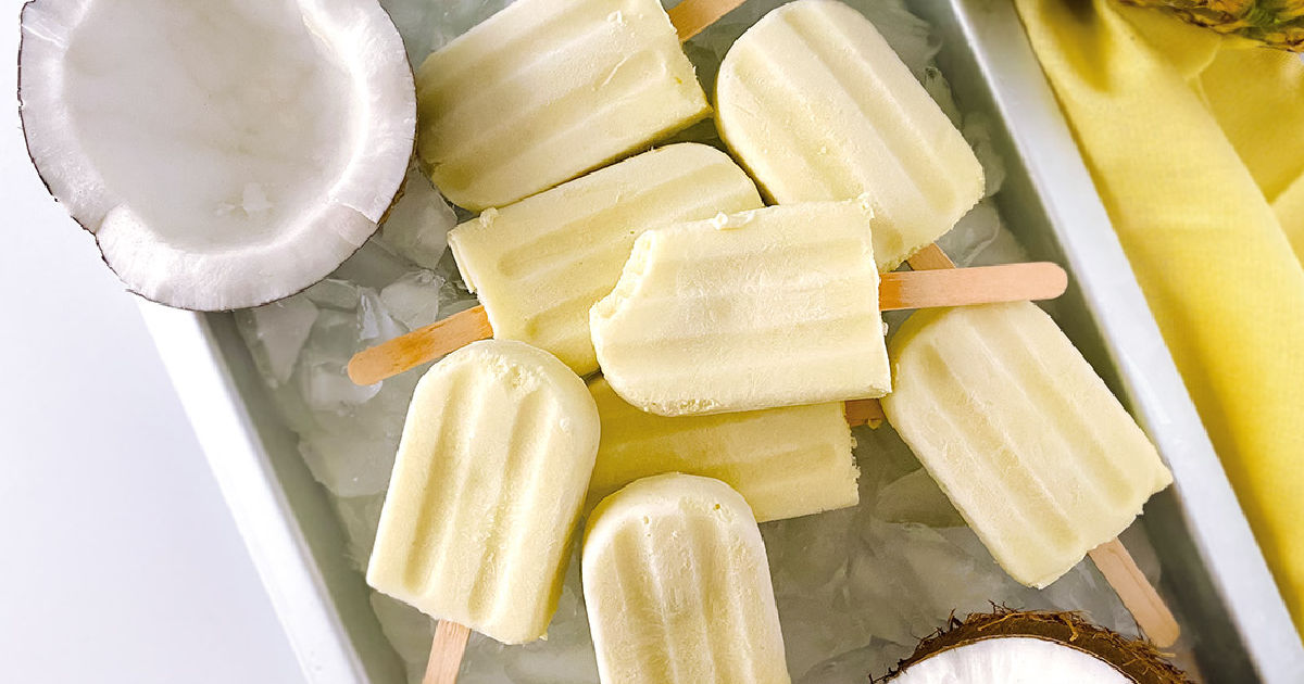 Piña Colada Popsicles - Princess Pinky Girl