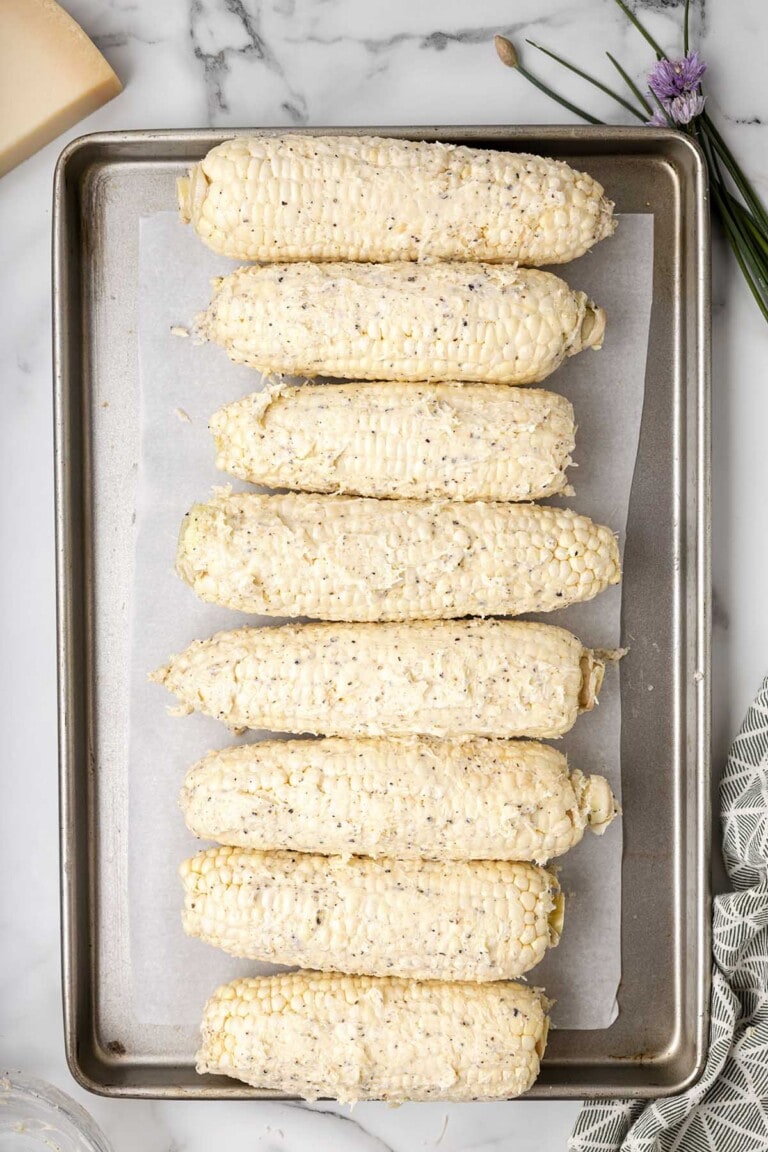 Parmesan Corn On The Cob - Princess Pinky Girl