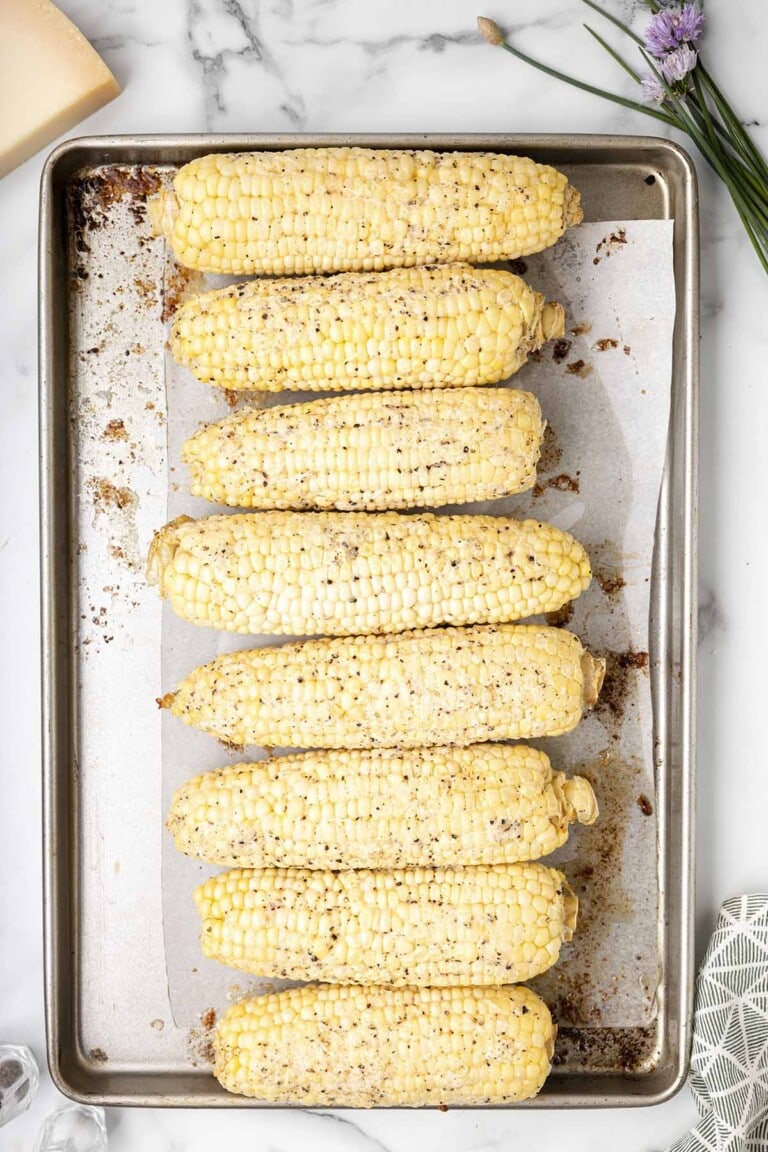 Parmesan Corn On The Cob - Princess Pinky Girl